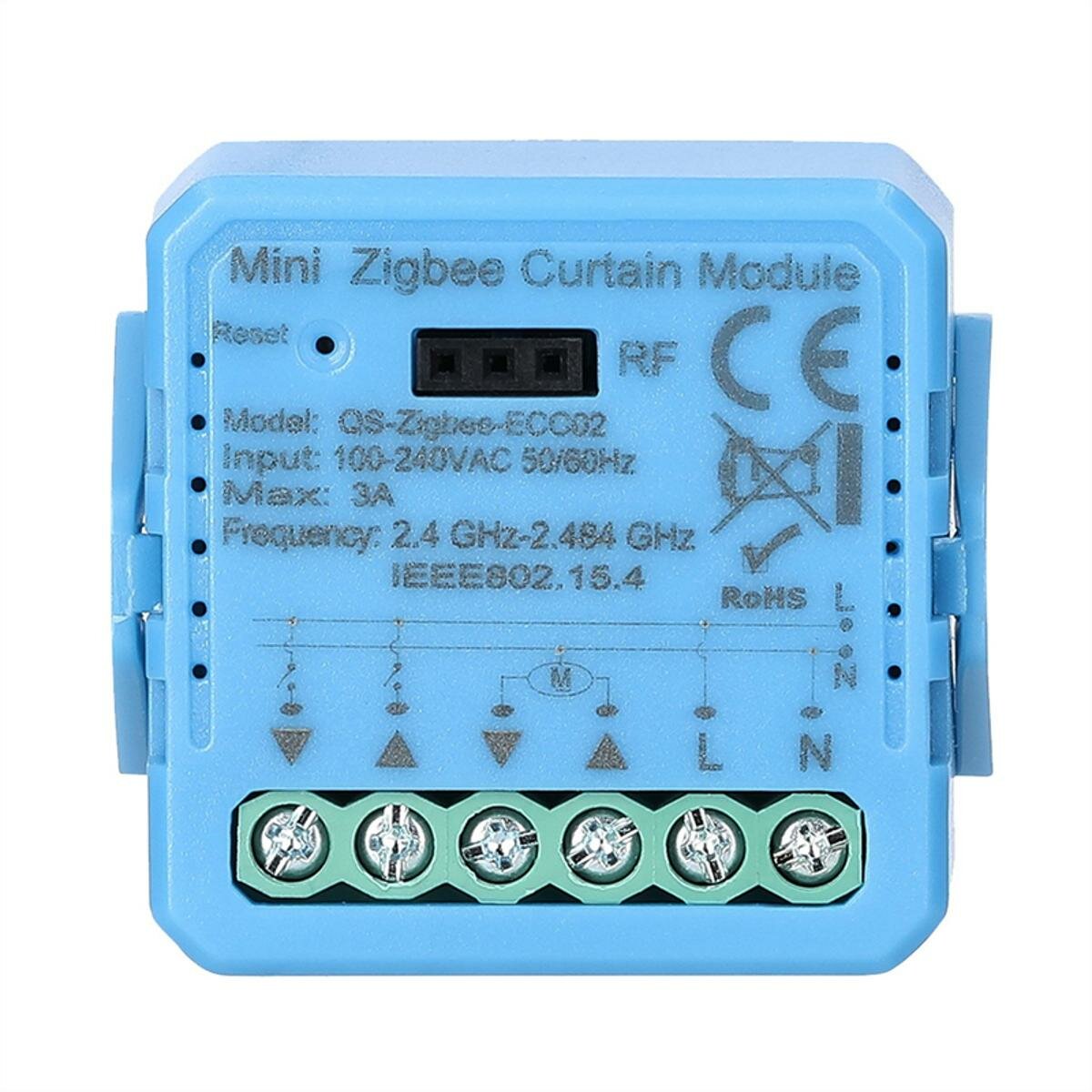 ZigBee Switch Curtain Module Диммер Выключатель занавеса Smart Life App Пульт дистанционного управления Alexa Google Home Голосовое управление