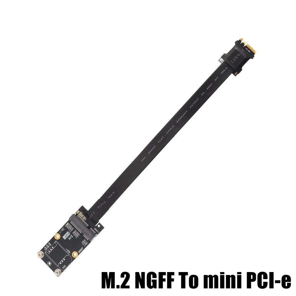 M.2 NGFF to mini PCI-e адаптер, 30cm, N2AB