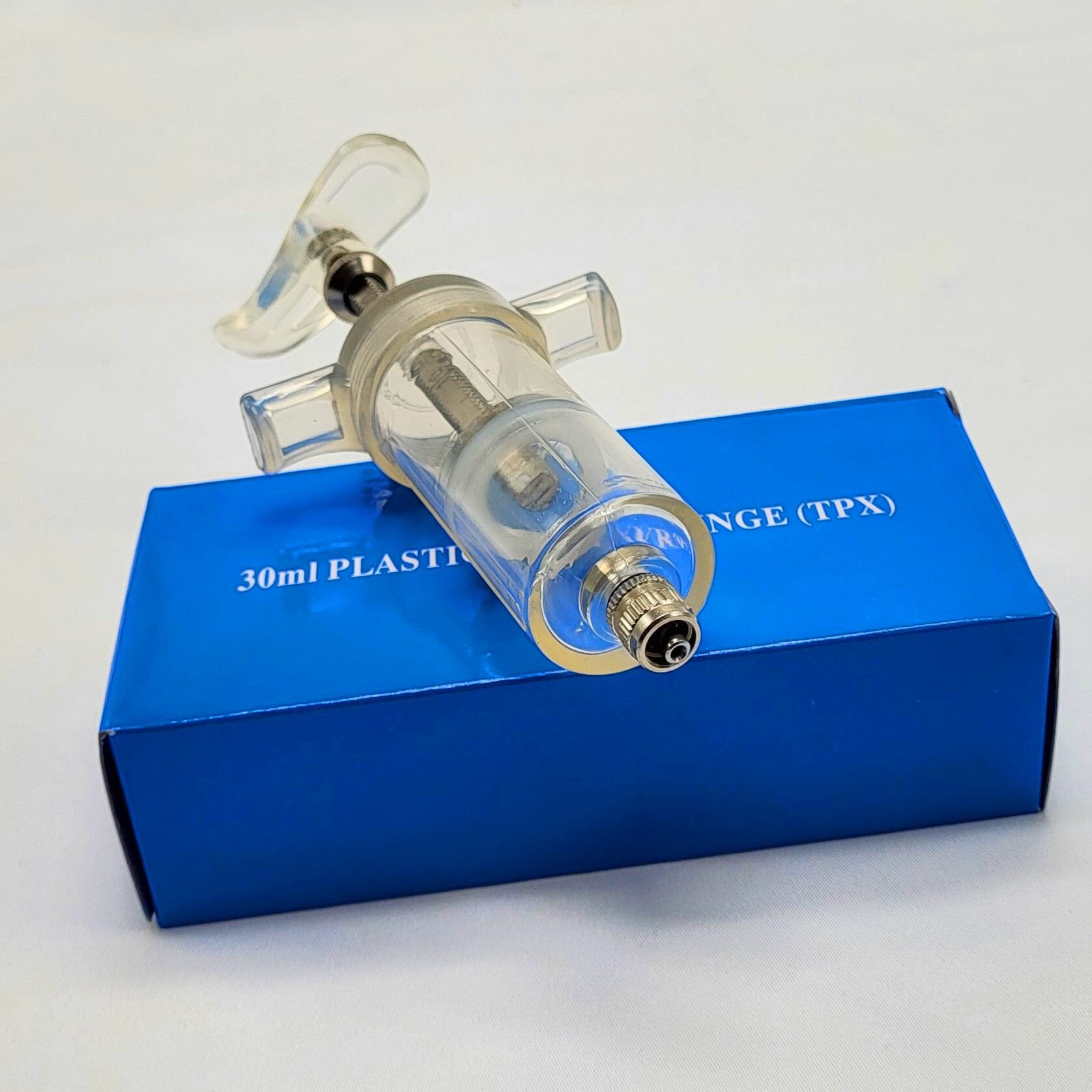 Нейлоновый шприц 30 мл с упором для пальцев. Супер качество!