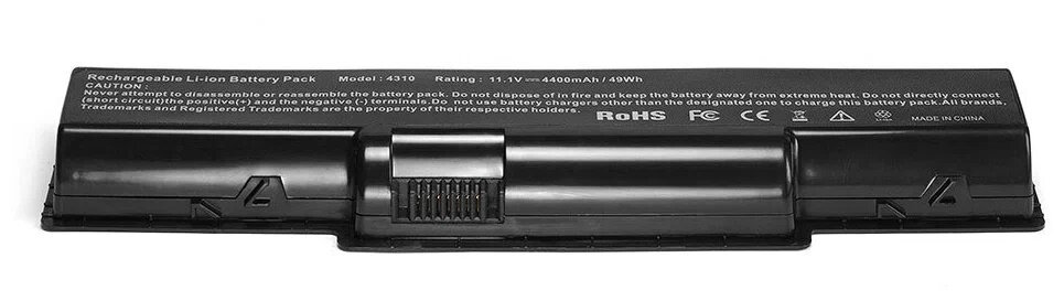 Аккумулятор для Acer (AS07A31) Aspire 5740, 5532, 4720Z, 4720, 4710, 4520, 4310, 48Wh, 4400mAh,11.1V