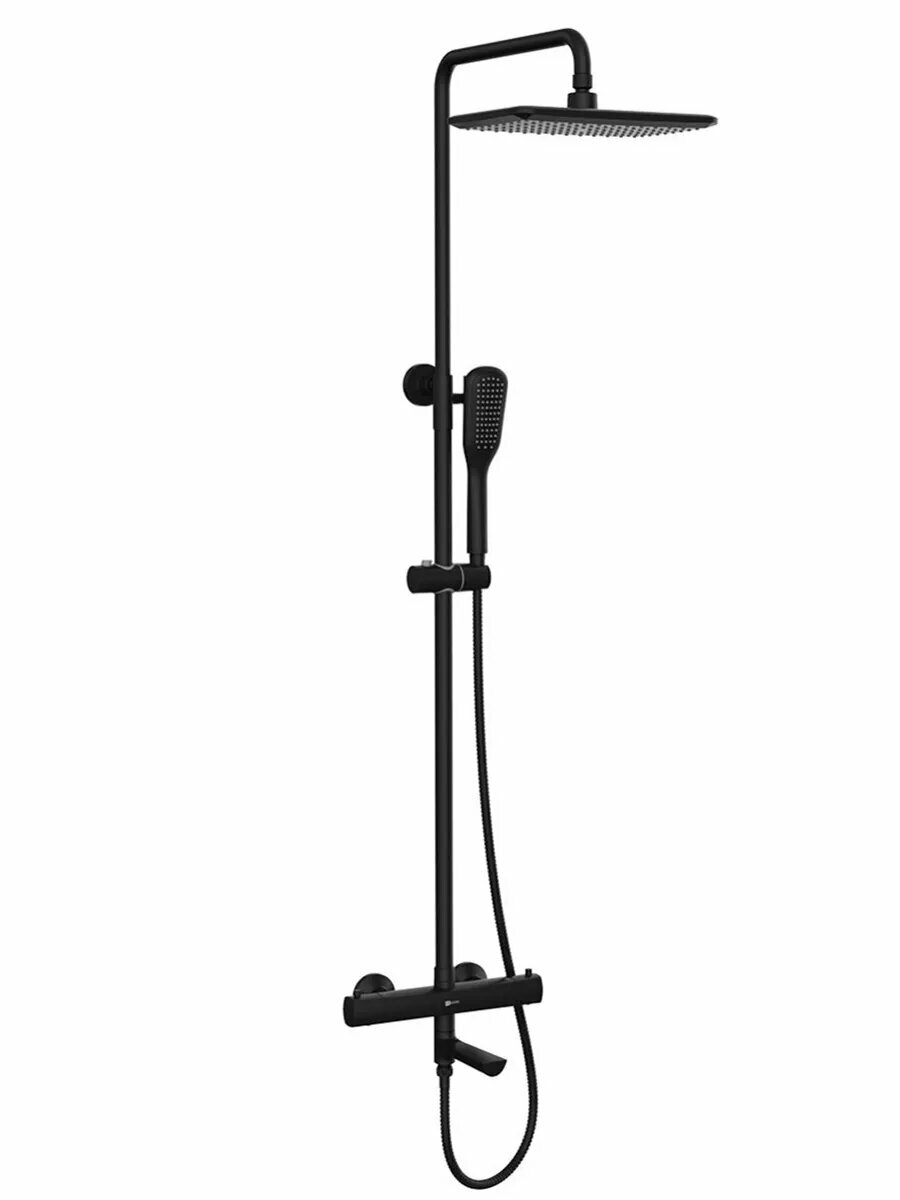 Смеситель для ванны и душа Lemark LM7272BL термостатический