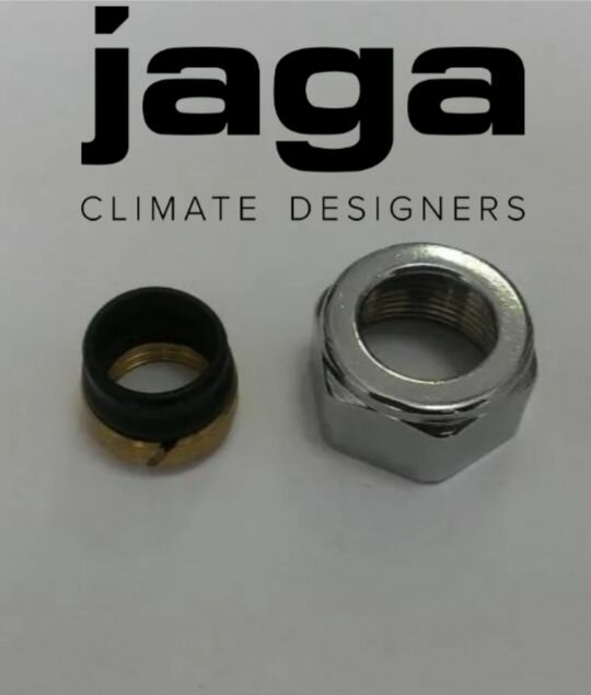 Концовка JAGA для медной и стальной трубы M24 x 15/1