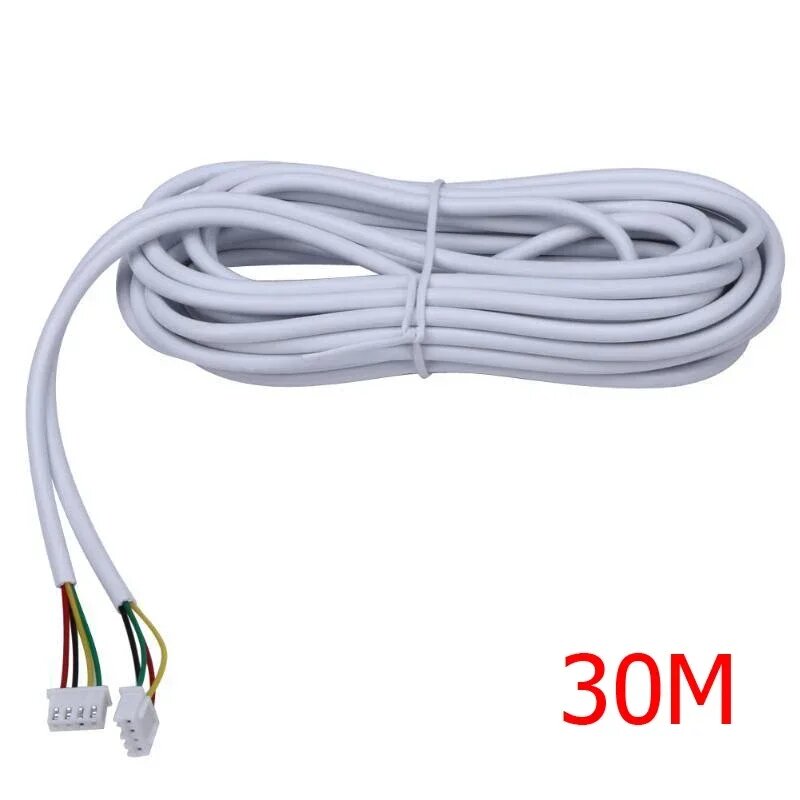 CUSAM Кабель для видеодомофона 4-жильный 30M