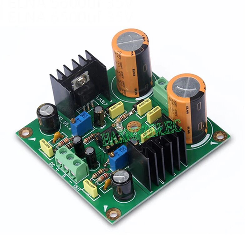 HAXNFIELEC Серво-выпрямительный фильтр LM317 LM337 LF353 для аудио предусилителя