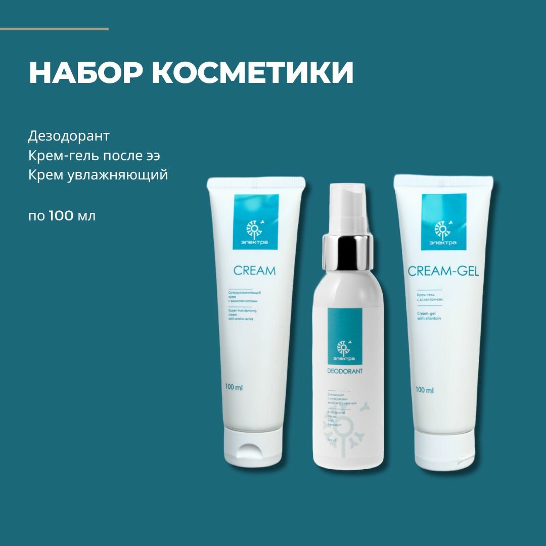 Набор косметики до и после электроэпиляции по 100мл