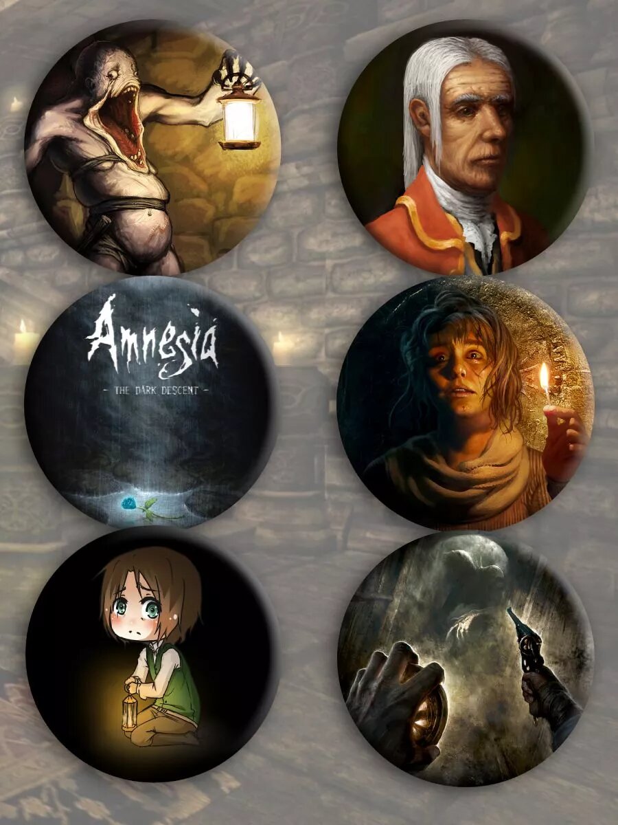 Значки Amnesia