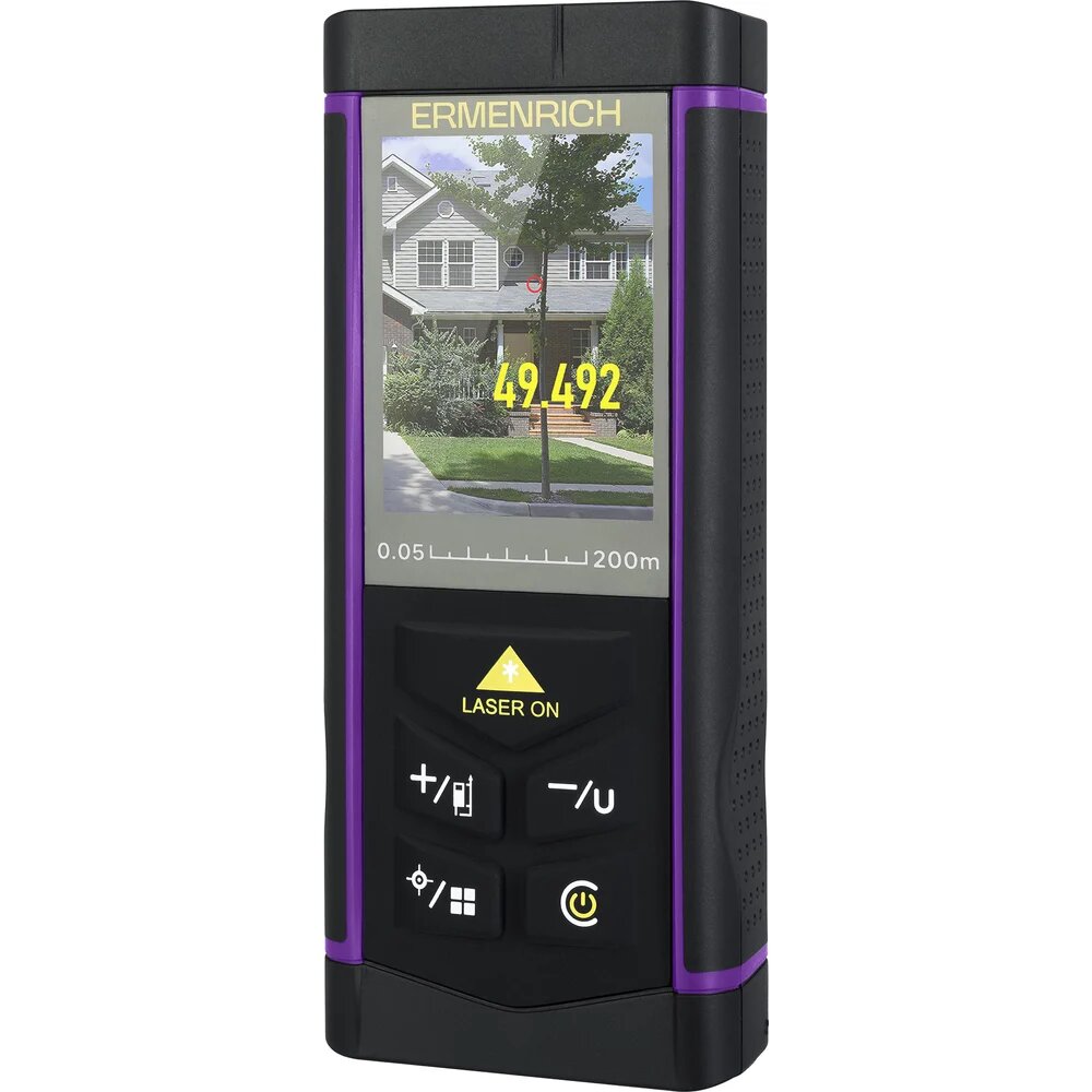 Лазерная рулетка Ermenrich (Эрменрих) LR200, с камерой 84653, этого модель комплектуется