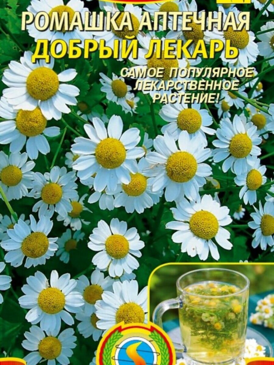 Ромашка Добрый Лекарь аптечная 0,05 г, Плазменные семена
