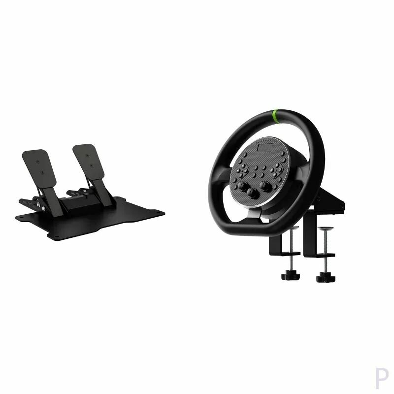Руль игровой для пк CAMMUS C5 (база + руль + педали + настольная подставка) Гоночный симулятор - комплект из 3 ч