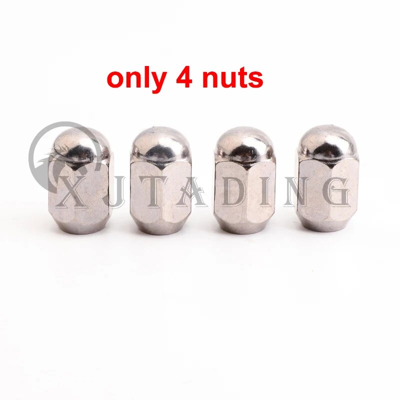 Комплект Из 4 Хромированных Болтов M10 Для Колесных Дисков Квадроциклов, Багги, UTV, 4 pcs Nut