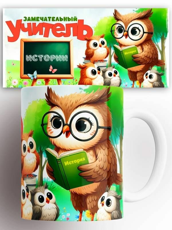 Кружка Замечательный учитель истории 330 мл