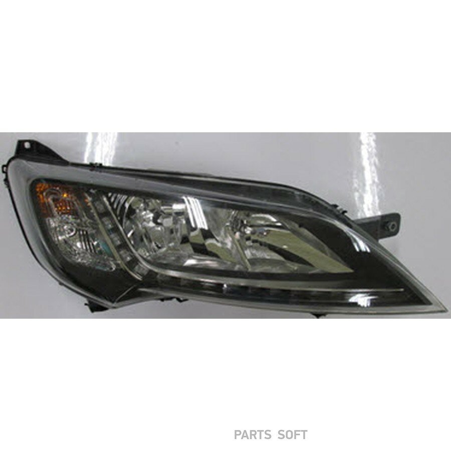 BOXER 14- {DUCATO 14-} фара прав С РЕГ. Мотор , диод , внутри (DEPO) черн от официального дистрибьютора, DEPO, артикул 5521145RMLEMN2