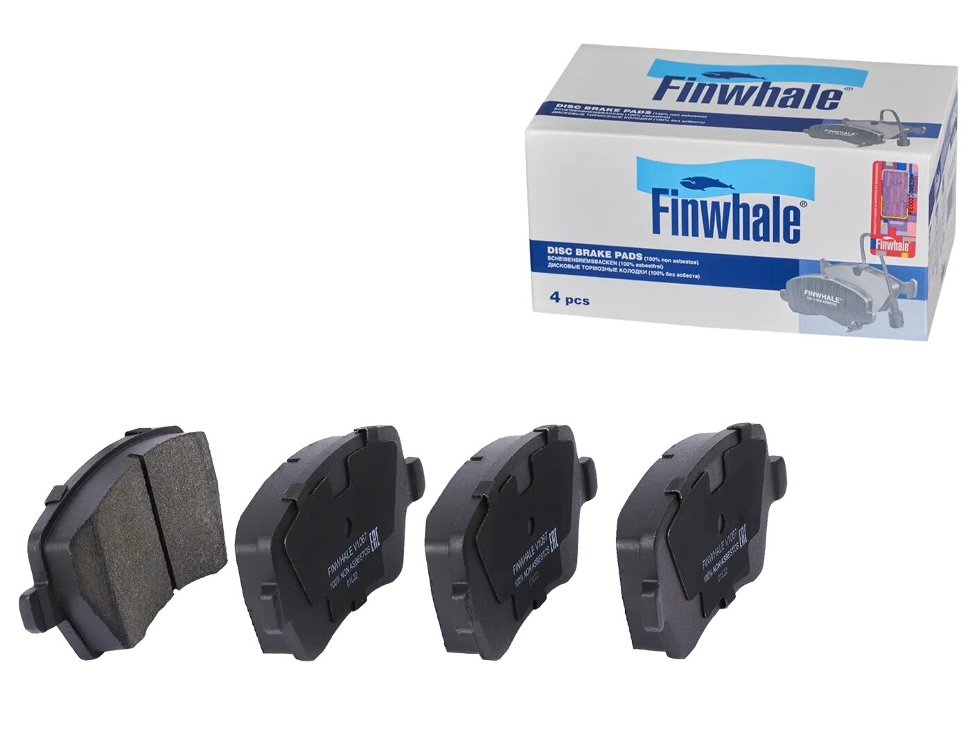 Колодка передняя ВАЗ Lada Largus, Vesta с ABS 16V FINWHALE арт. V1067