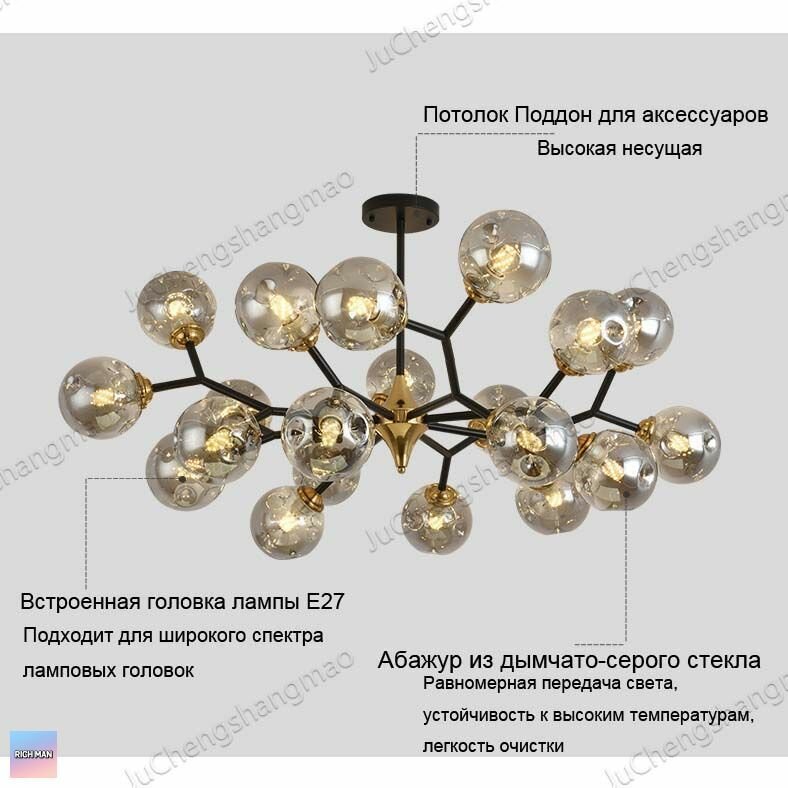 Люстра потолочная — фото 1
