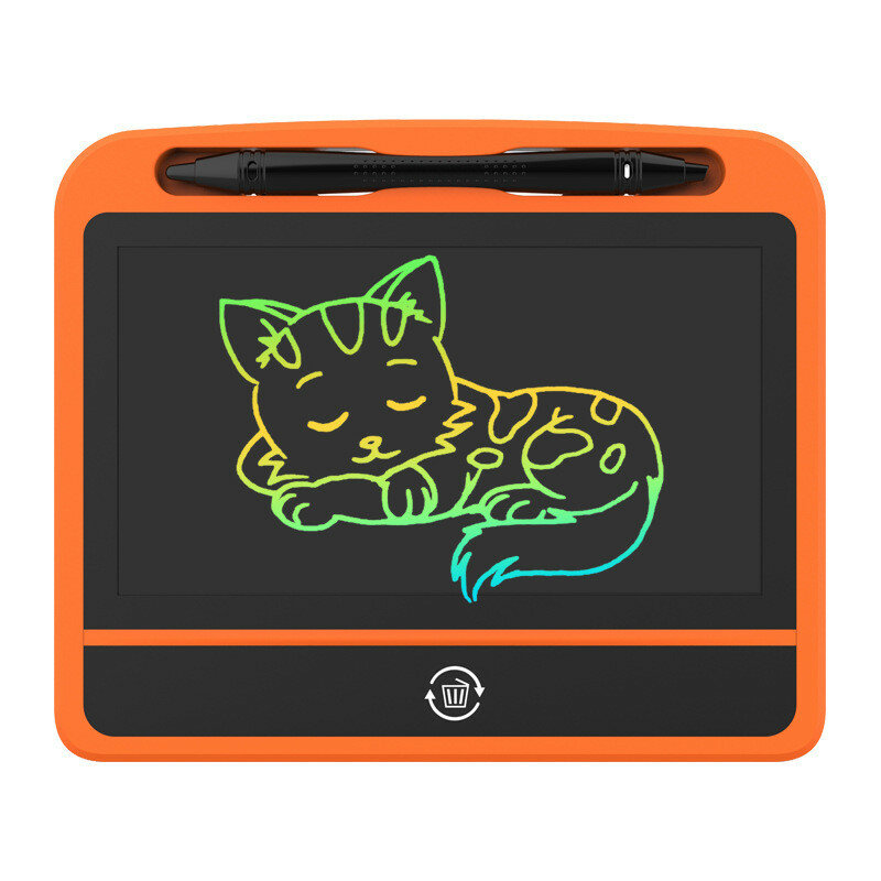 Планшет для рисования colorful 7 inch lcd, оранжевый, прочный экран, забота о зрении