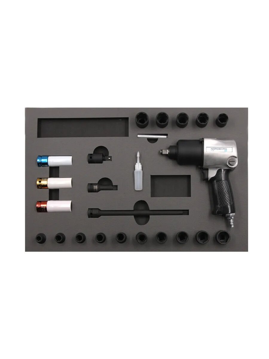 Ложемент ODA-L023 "Пневматика", для безопасного хранения пневматического инструмента