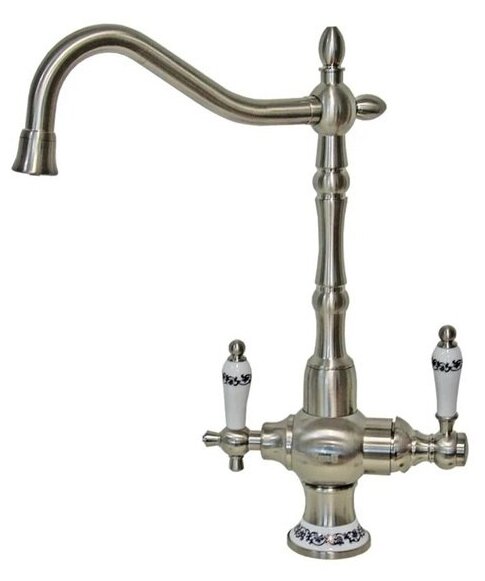 Смеситель для кухни ZORG Sanitary (ZR 336 YF-50 NICKEL) Никель