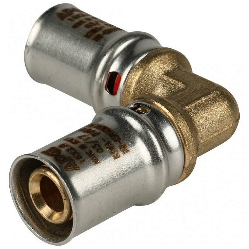 Угольник под пресс 16 х 16 (2,0) STOUT для МП труб