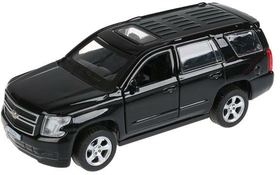 Модель машины Технопарк Chevrolet Tahoe, черная, инерционная TAHOE-BK