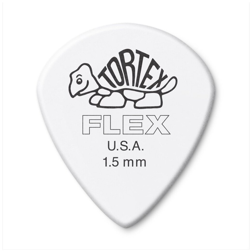 Набор медиаторов DUNLOP 468R1.50 Tortex Flex Jazz III, 1,5 мм, упаковка 72 шт.