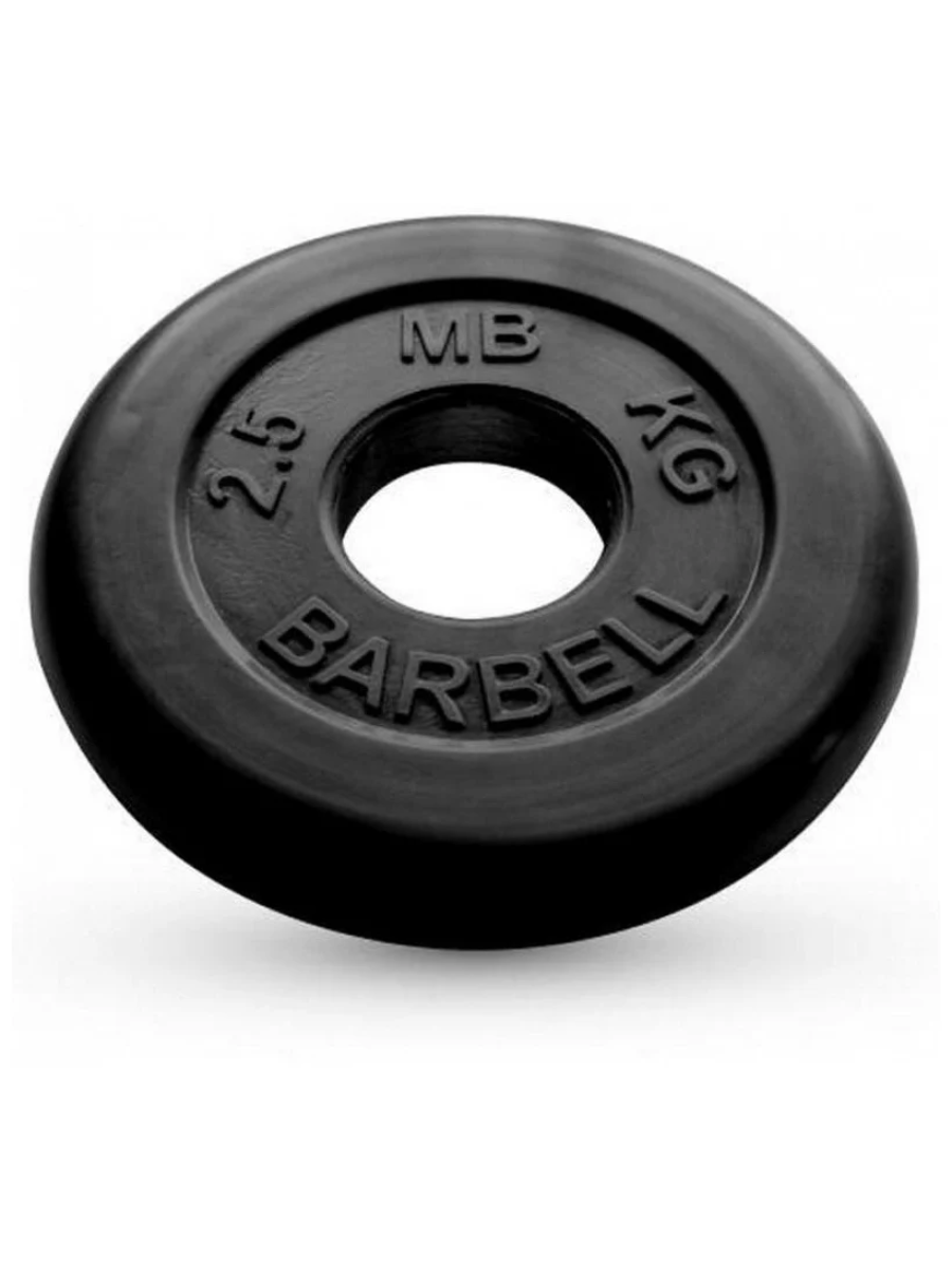 Диск MB Barbell Стандарт MB-PltB/C51 2.5 кг 1 шт. черный