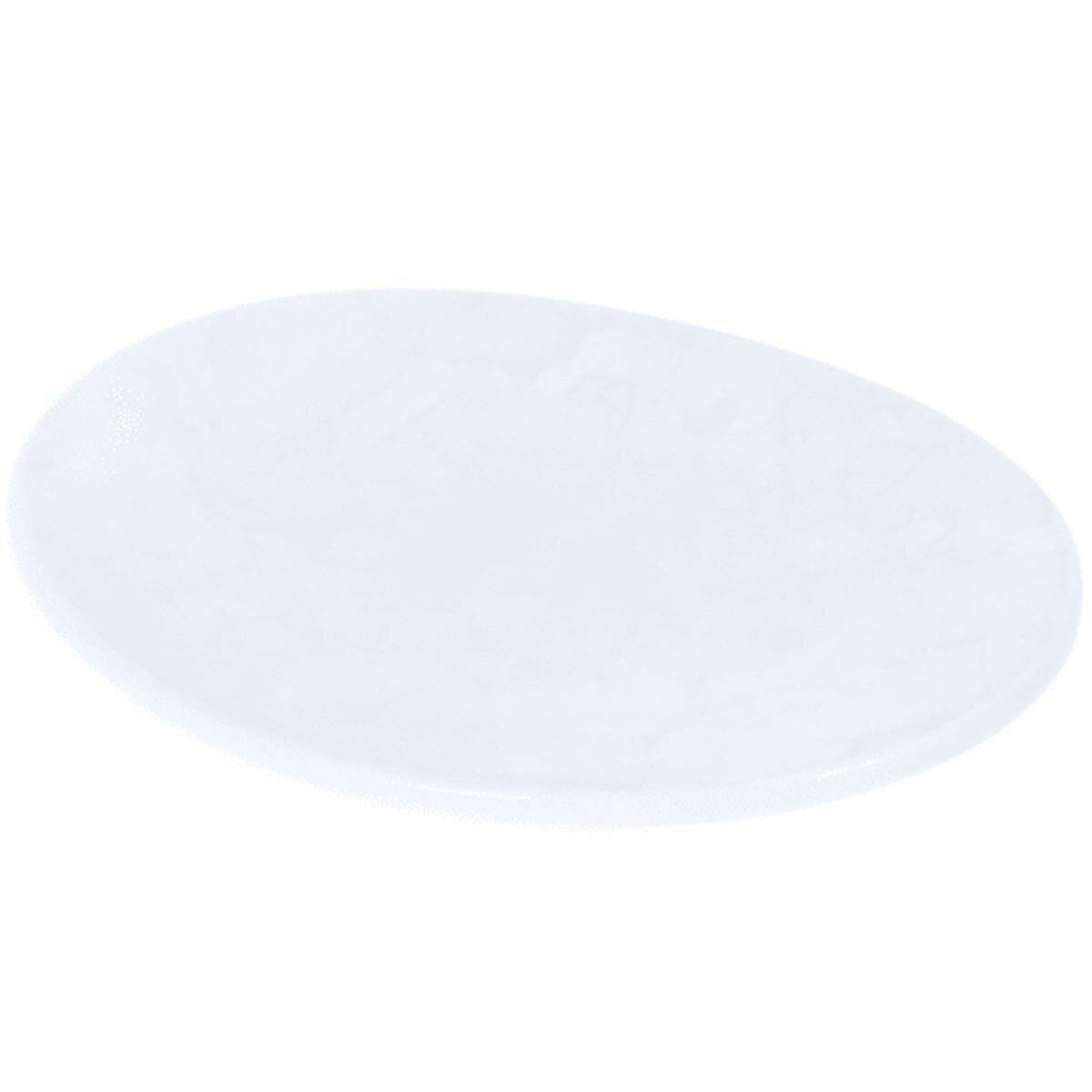 Мыльница настольная Marmo , керамика, цвет белый