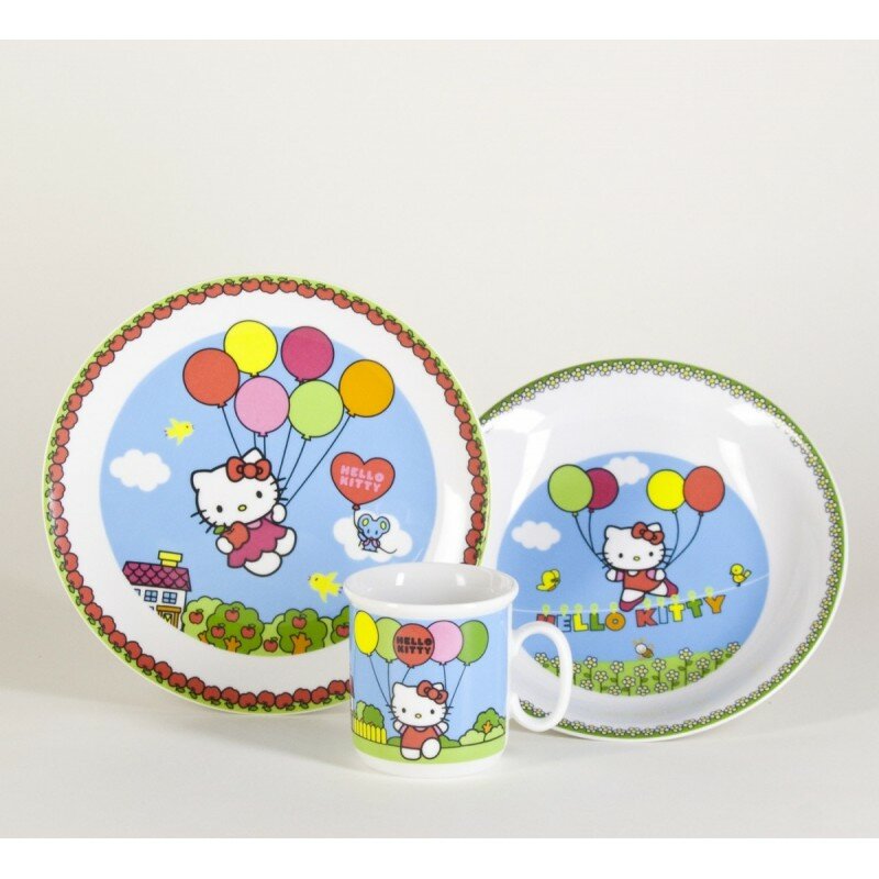 Детский набор Cairo три предмета декор "Hello Kitty"