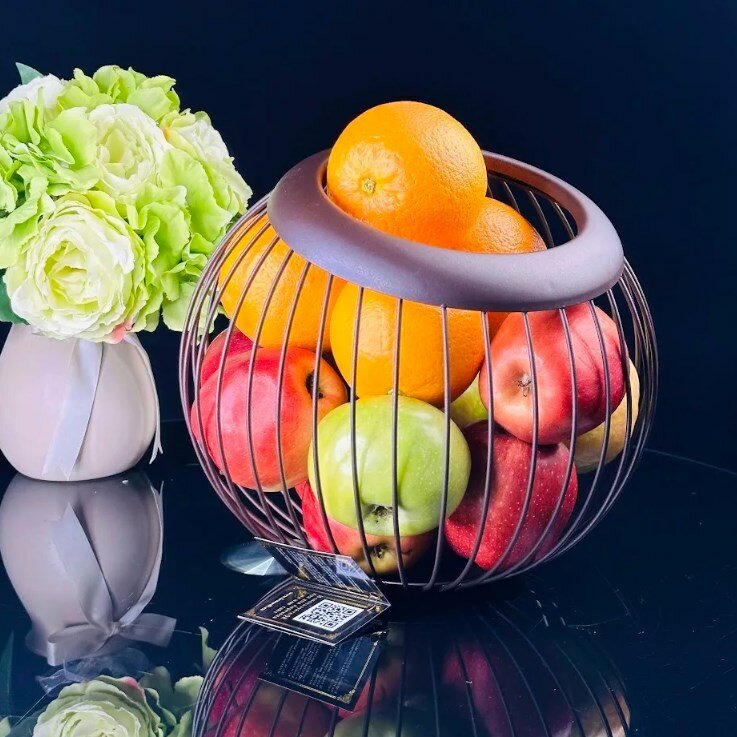 Фруктовница/конфетница 20см Металл 401-083 118-401-083