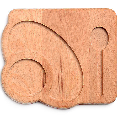 Доска для завтрака бук 25*21*2.5см Mayer&Boch 40393008 KSMB-40393008