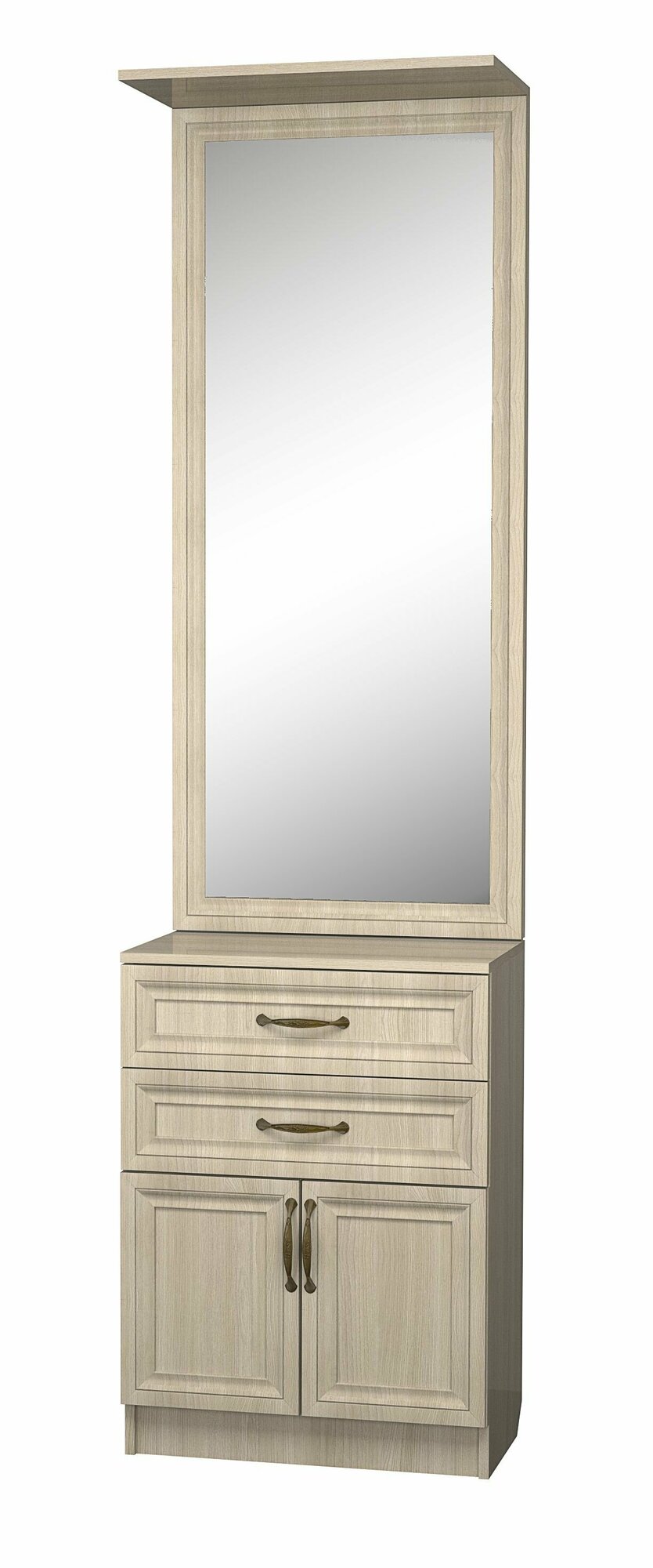 Прихожая "Виктория" корпус 2 (Зеркало с тумбой) (Премиум) (Премиум)