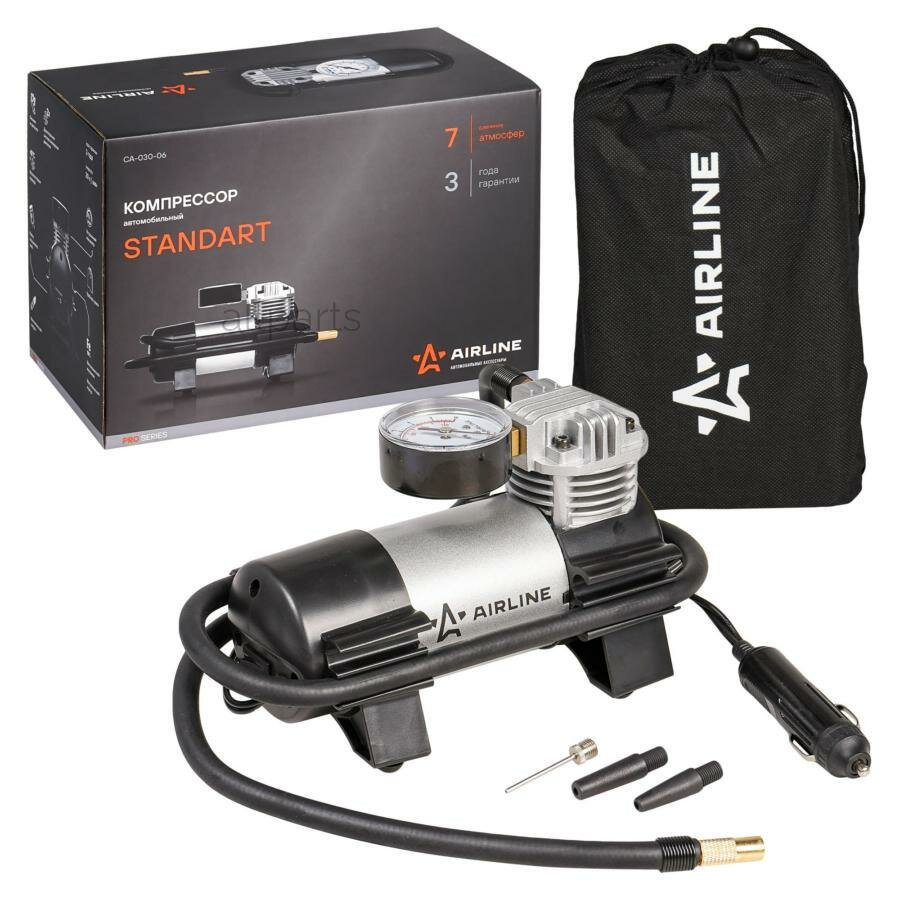 AIRLINE CA03006 компрессор STANDART В сумке (30Л/МИН, 7 АТМ) (CA-030-06)