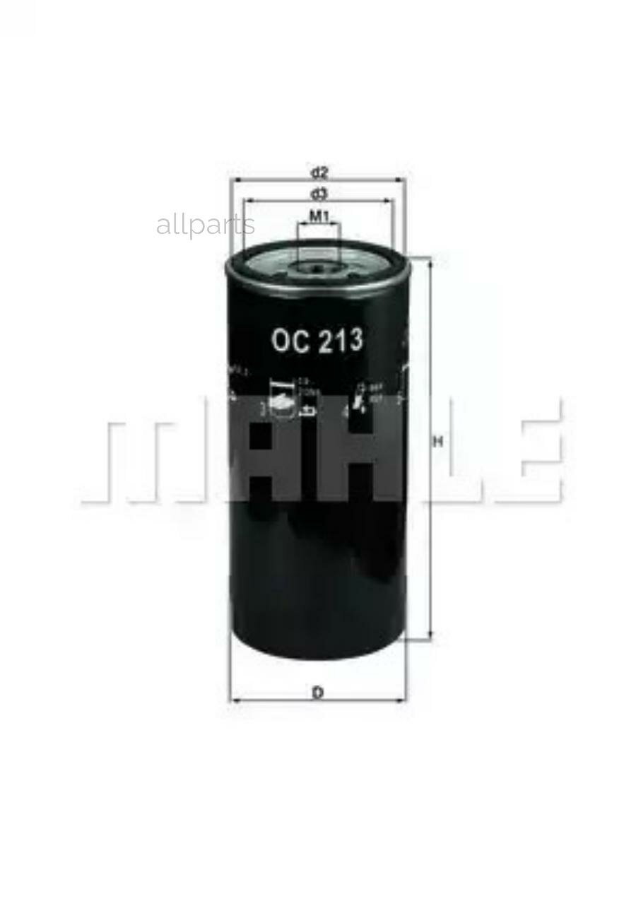 MAHLE OC213 Фильтр масляный