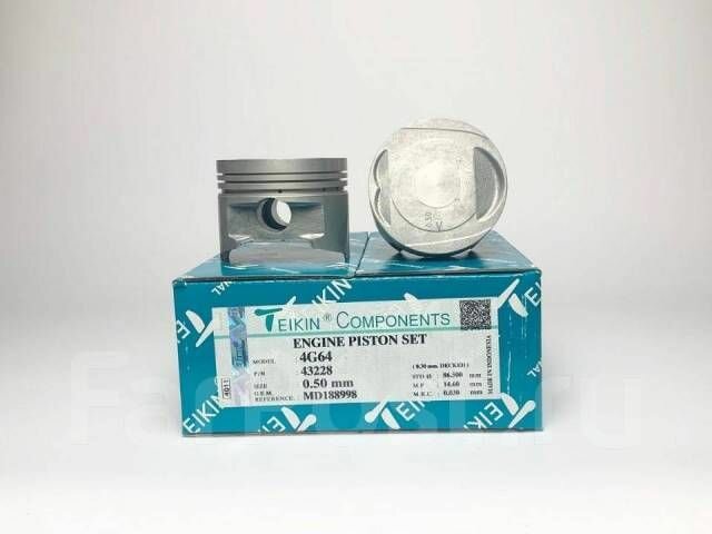 Поршень без колец Mitsubishi 4G64 d86.5+0.50 teikin арт. 43228050