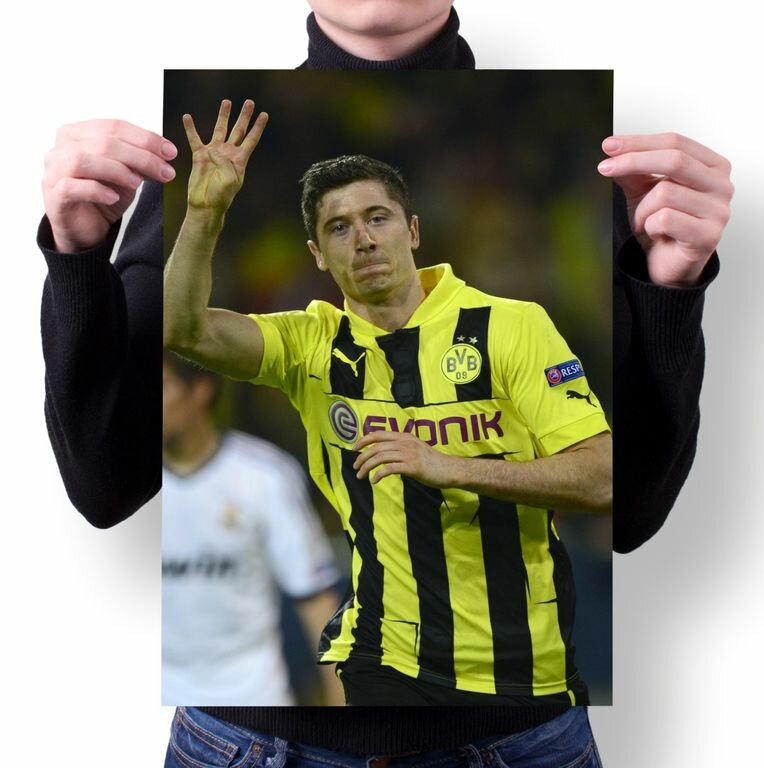 Плакат Роберт Левандовский, Robert Lewandowski №14, А2