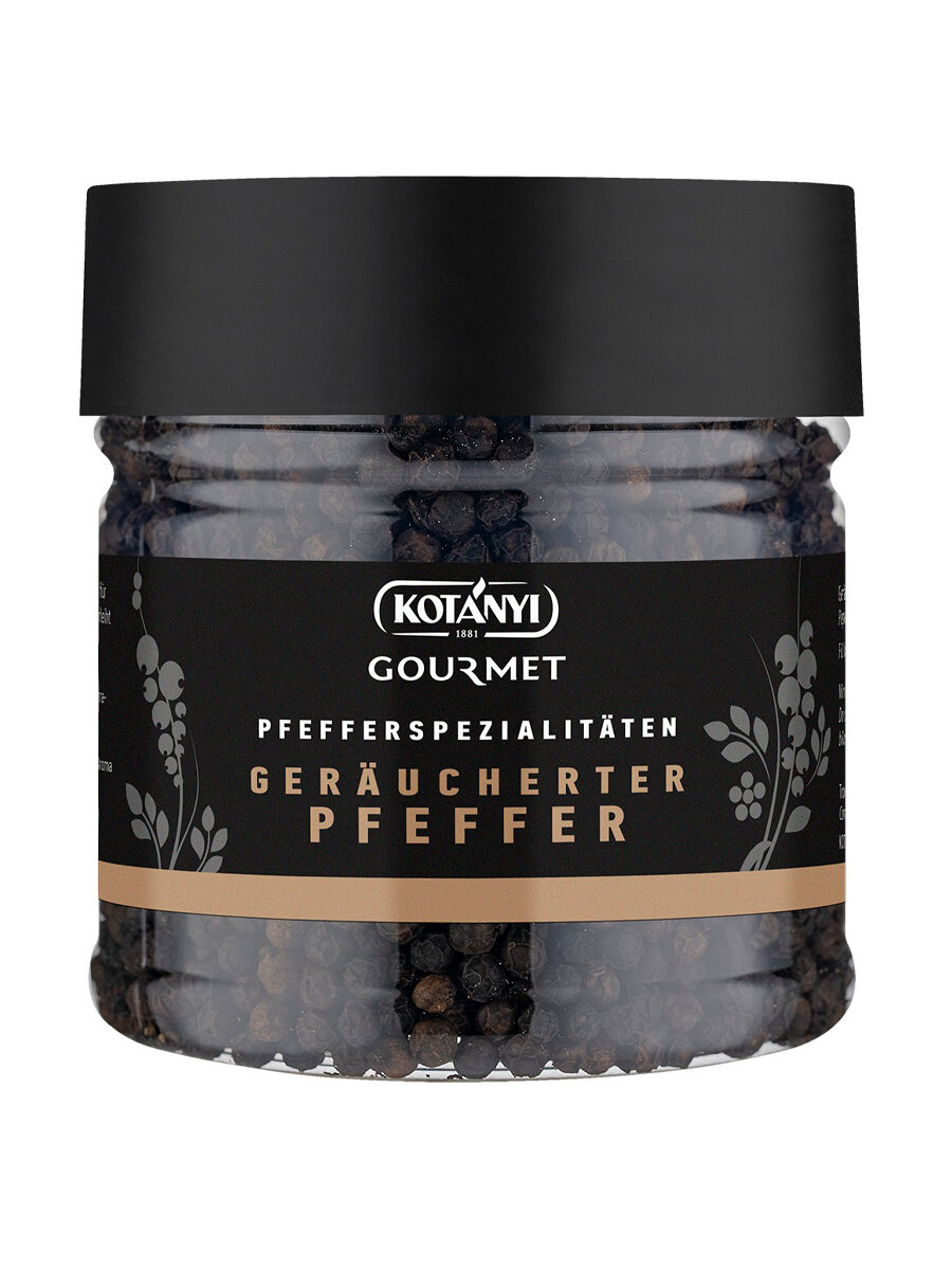 Перец черный копченый KOTANYI, горошек, пластиковая банка, 400мл