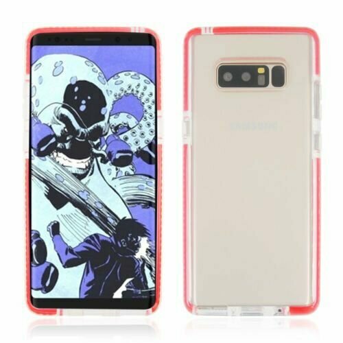 Противоударный чехол для Samsung Galaxy Note 8, G-Net Impact Clear Case, красный