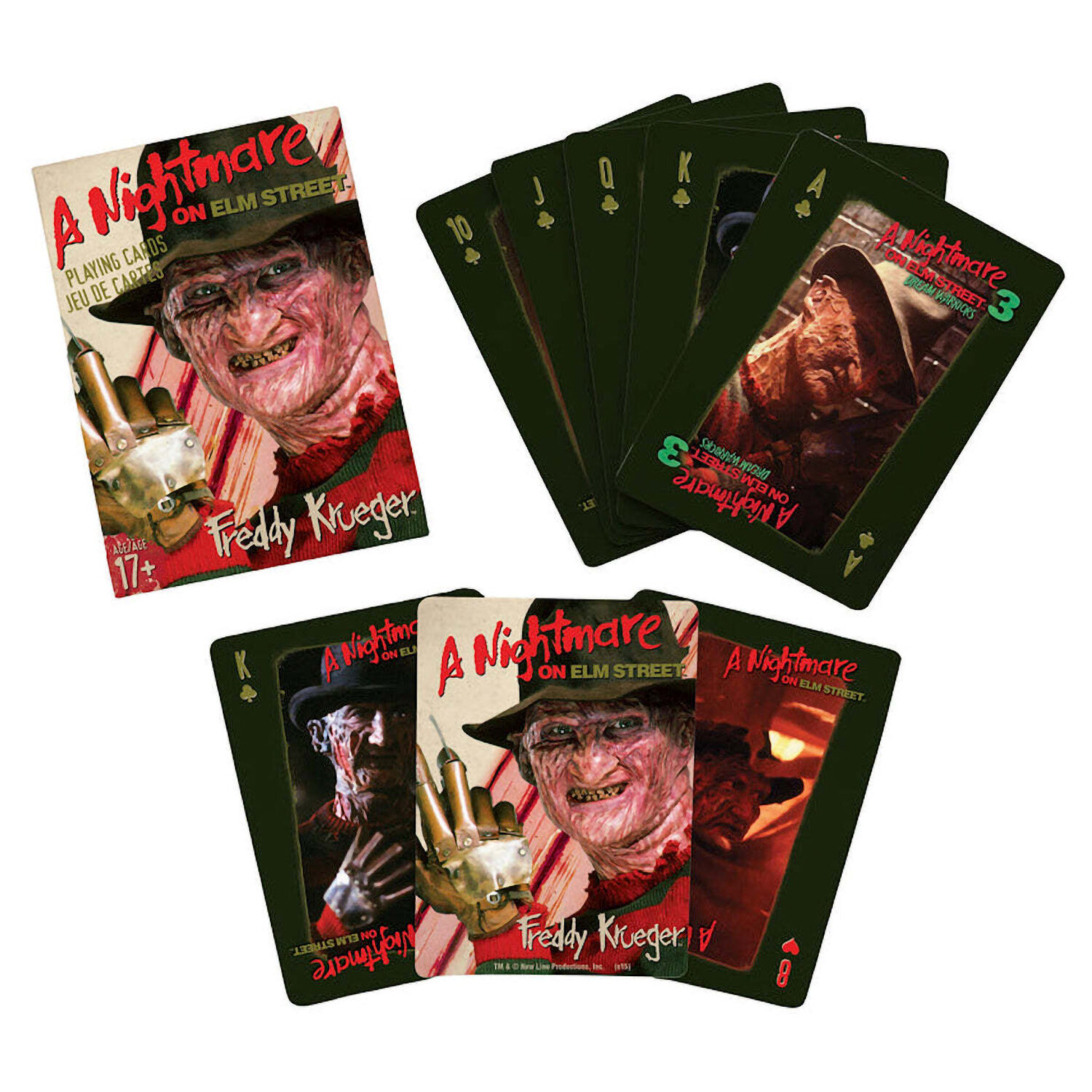 Игральные карты AQUARIUS Nightmare on Elm Street Playing Cards Кошмар на улице Вязов