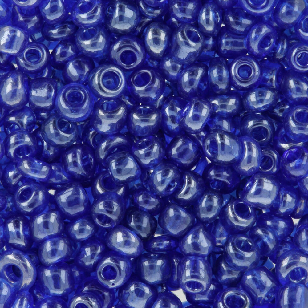 Бисер "Zlatka" круглый GR 08/0 10 г №0108 т. синий