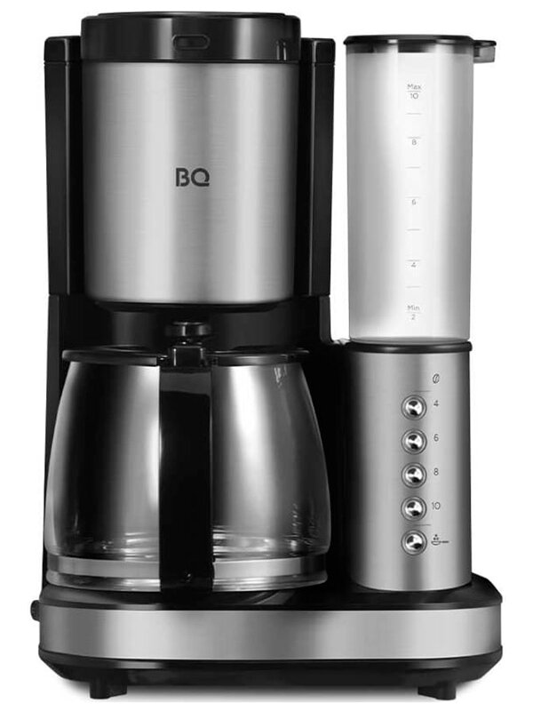 Капельная кофеварка со встроенной кофемолкой BQ CM7002 Стальной-Черный