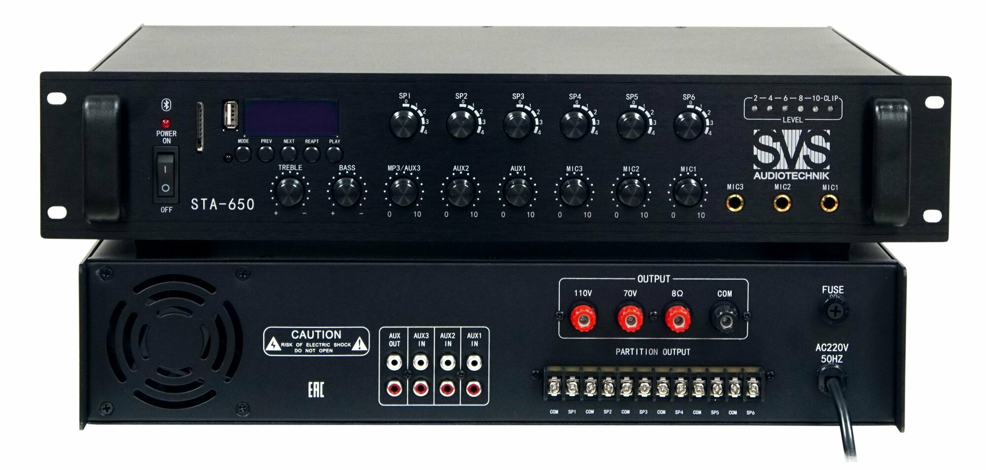 SVS Audiotechnik STA-650 Микшер-усилитель 6-зонный
