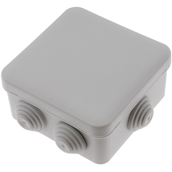 Коробка IMT35092 распаечная пластиковая с сальниками 85х85х40мм IP55 серая (Systeme Electric) (4 шт. в комплекте)
