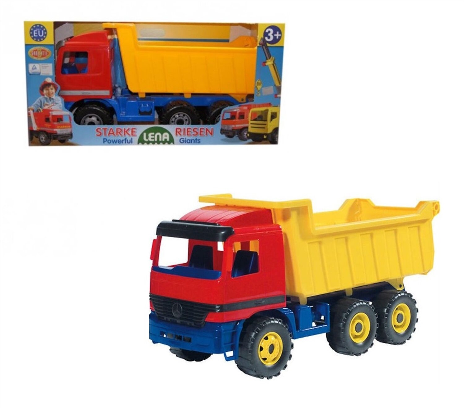 Lena. Грузовик "Actros" 63 см с бортом в подар. упаковке арт.02020