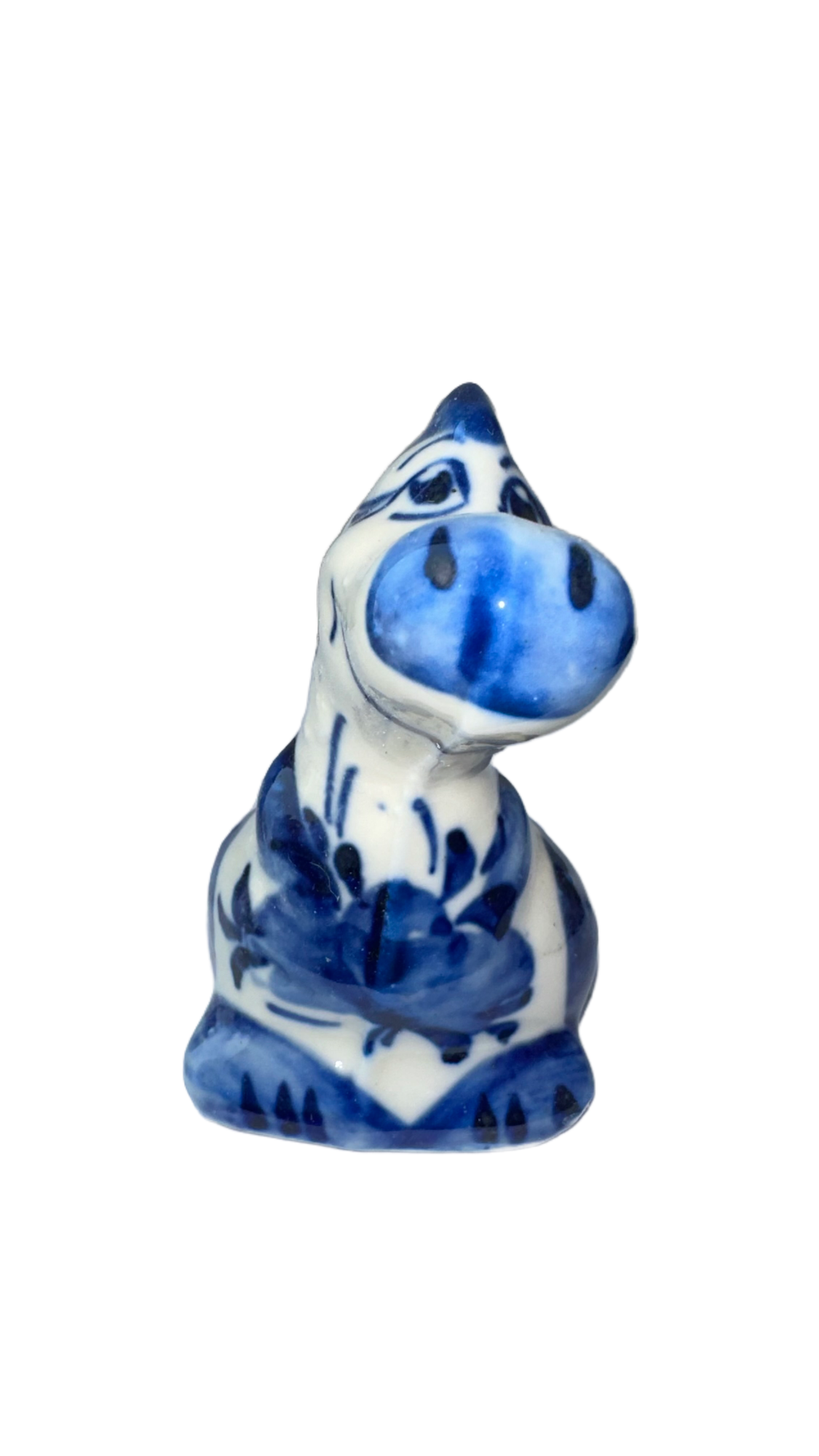 Фигурка "Дракон-красавчик", гжель