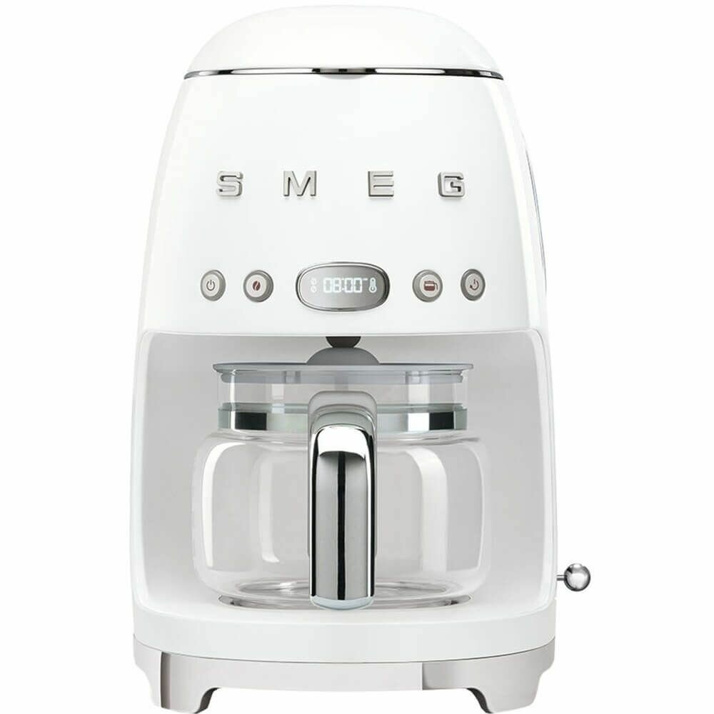 Кофеварка капельная SMEG DCF02WHEU, белая, официальная гарантия