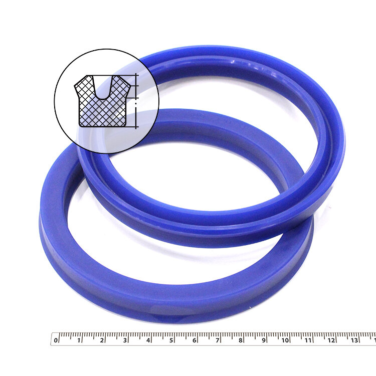 Манжета гидравлическая 100х120х12 (манжета цилиндра 120*100*12) тип UN PU (полиуретан) (упаковка 2 шт.)
