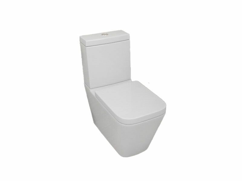 Унитаз напольный безободковый с сиденьем микролифт, beWash, Kraft, BKBWR005635, (унитаз+бачок+сиденье+сливной механизм 3/6л.), белый глянец