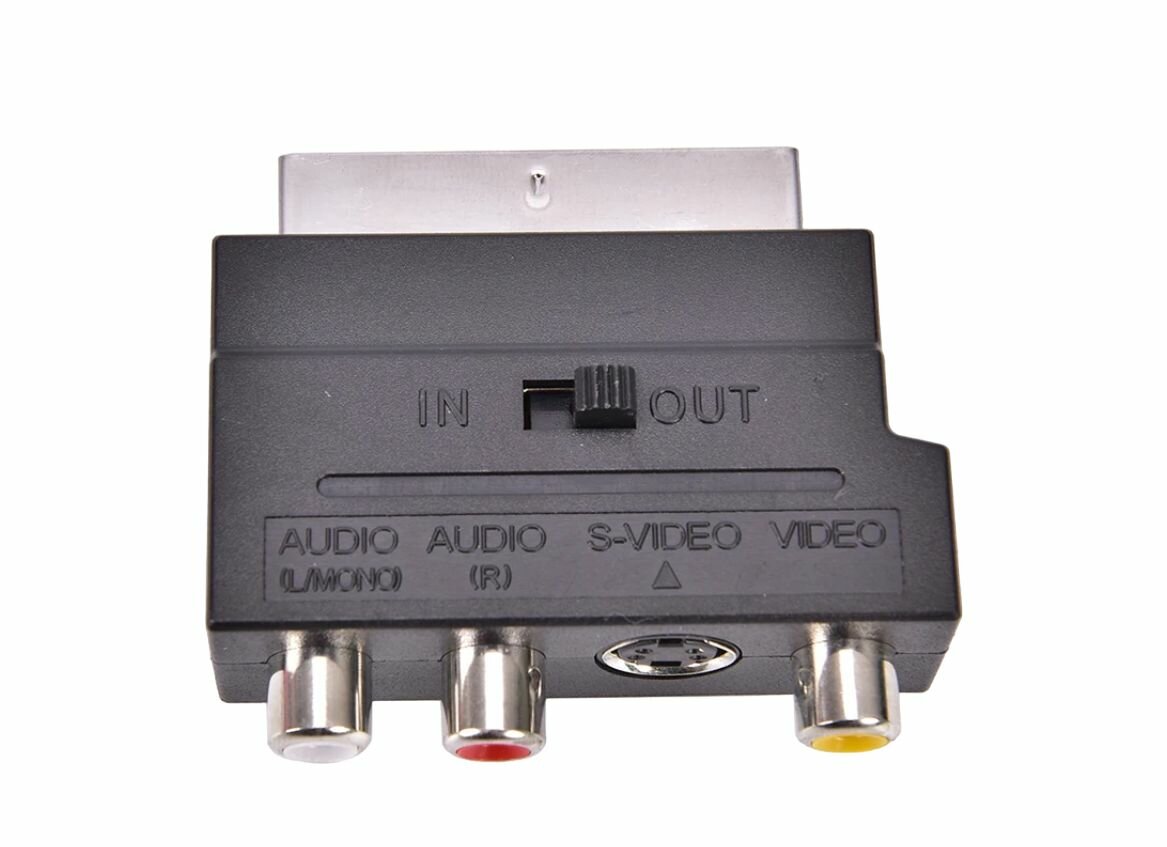 Переходник со штекера Scart на гнездо 3RCA