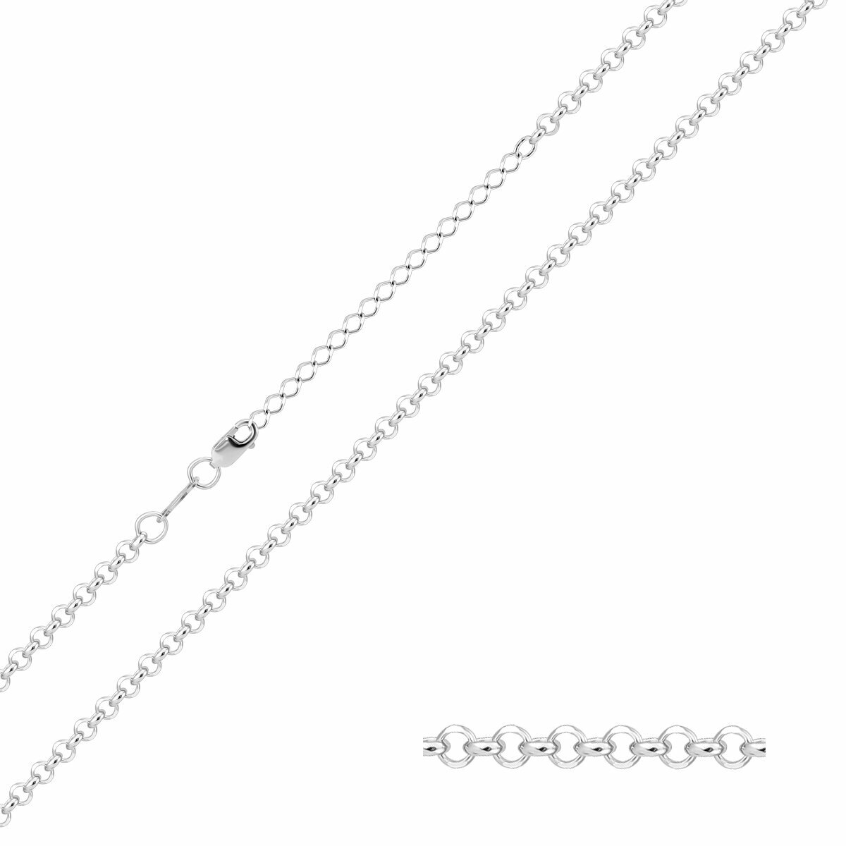 Браслет, серебро, 925 проба, родирование