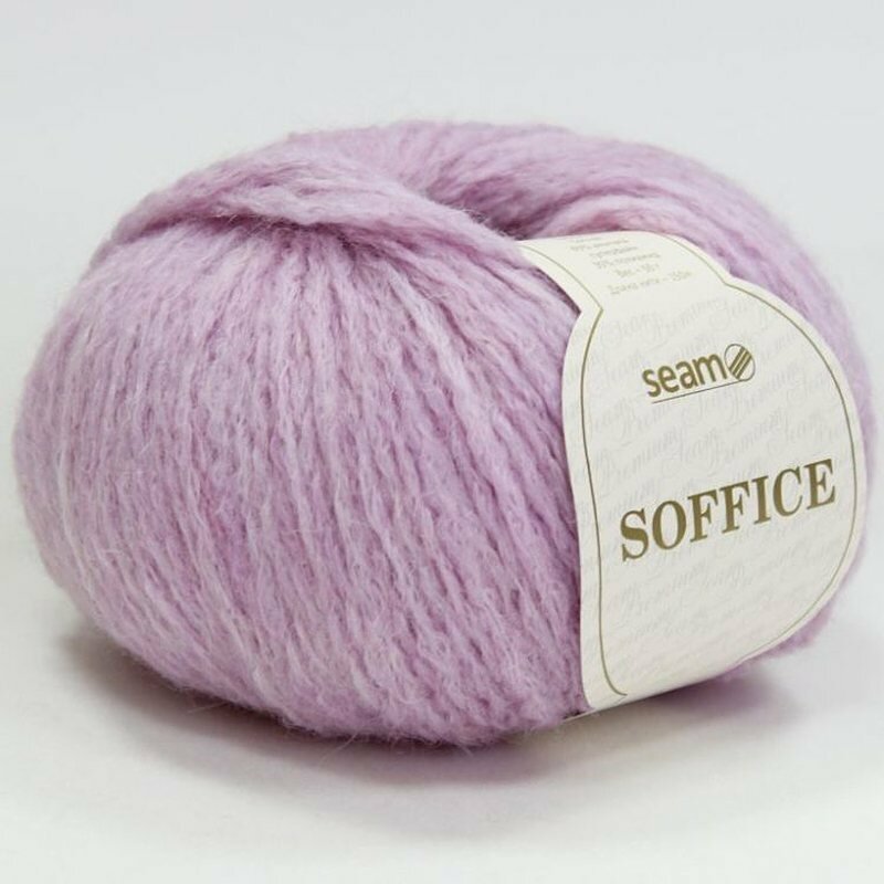 Пряжа Seam SOFFICE 57550 астра (2 мотка)