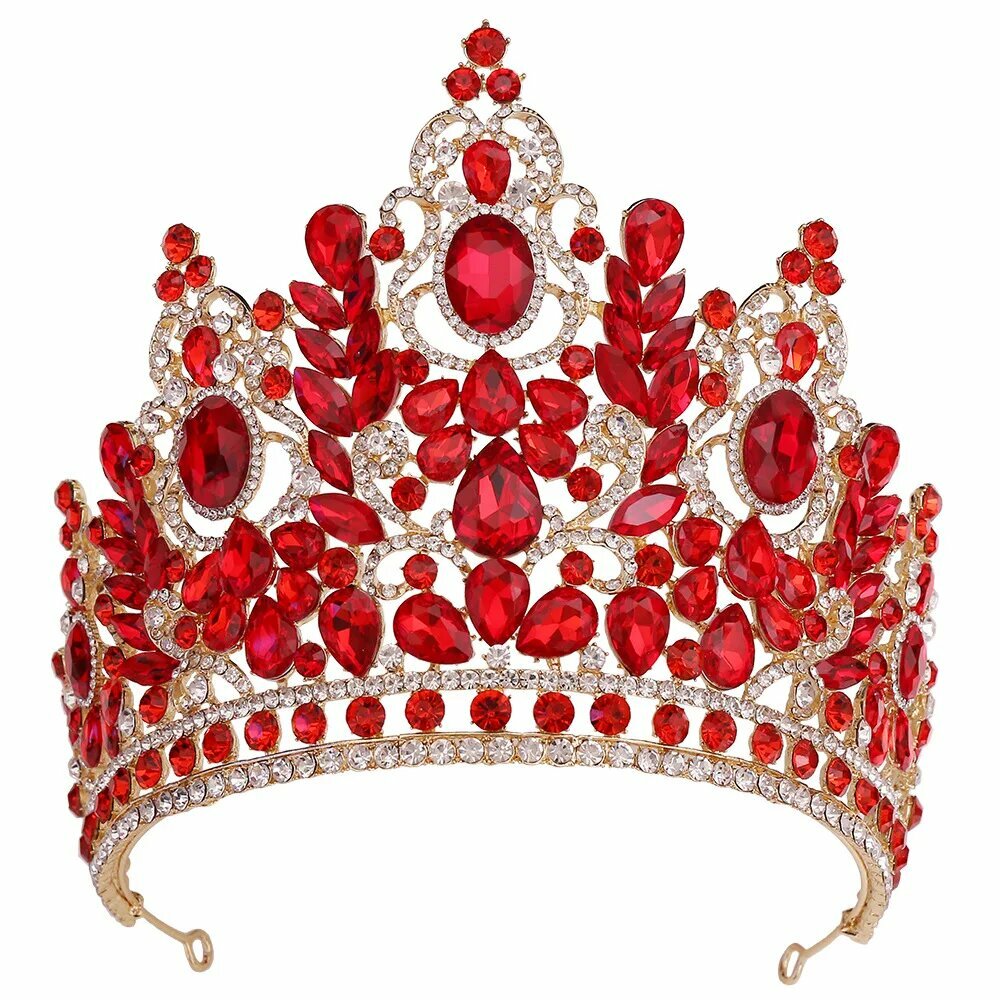 Красная кристаллическая корона Gold Red